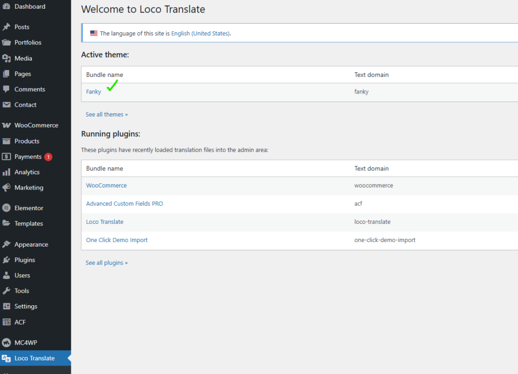 Translation – Documentation